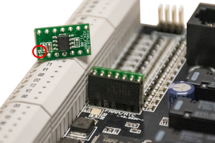 multi-24 FRAM chip installation