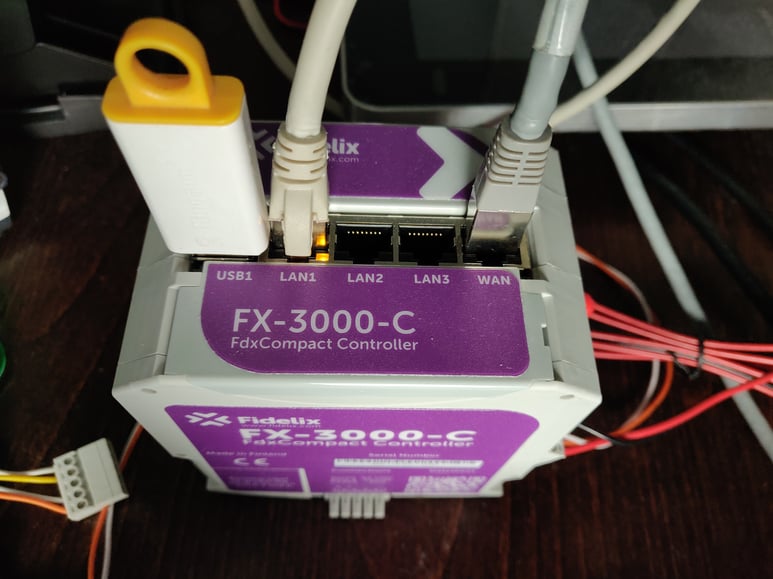 FX-controller backup using UpdateTool