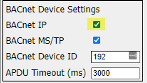 BACnet commissioning